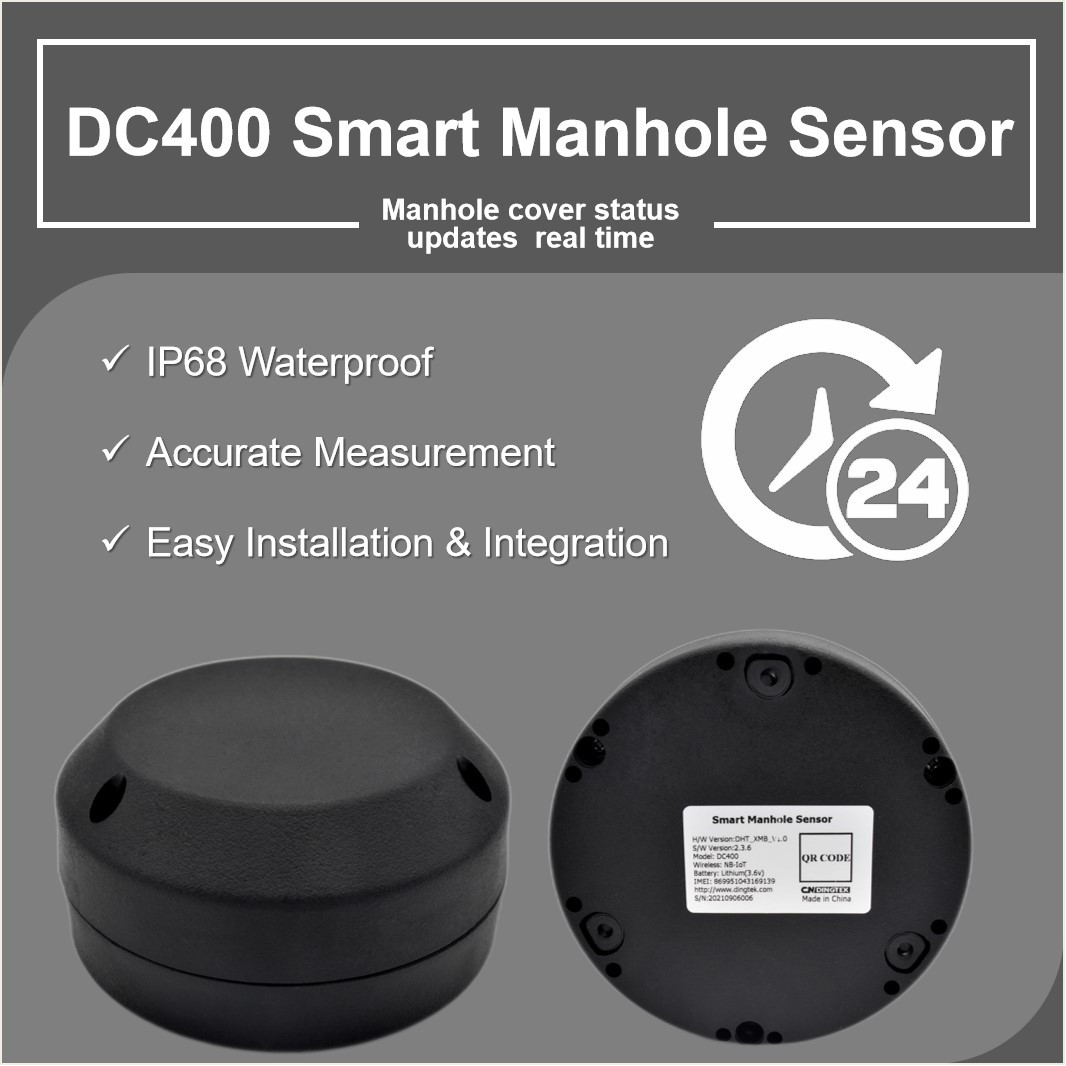 Buy Dc400 Manhole Sensor With Remote Monitoring Iot Sensors Lorawan,/nb ...