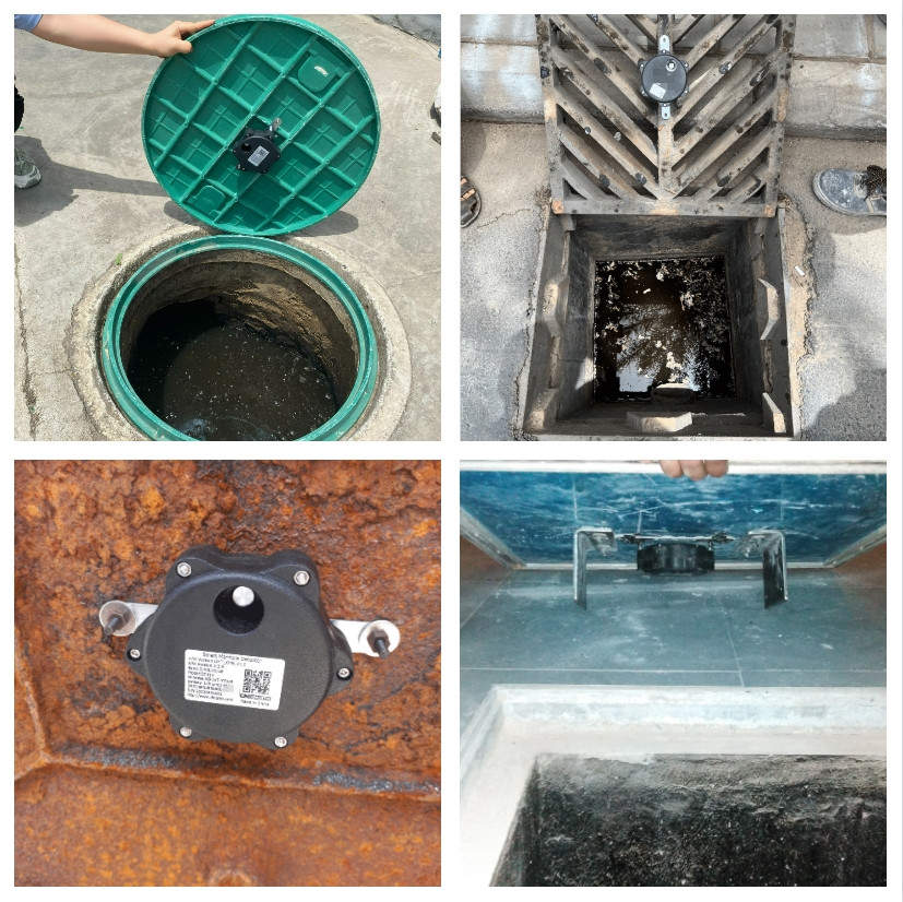 Buy Dc413 Manhole Cover Monitoring System Over Iot Ultrasonic Sensors ...