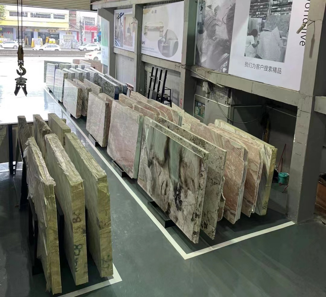 Buy Decorative Natural Blue Travertine Slabs Interior Stone Wall Panel ...