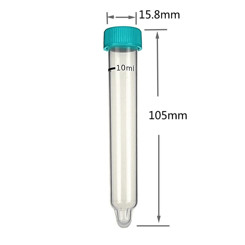 Buy Disposable Urine Test Tube Plastic Screw Cap Urine Sediment Tube ...