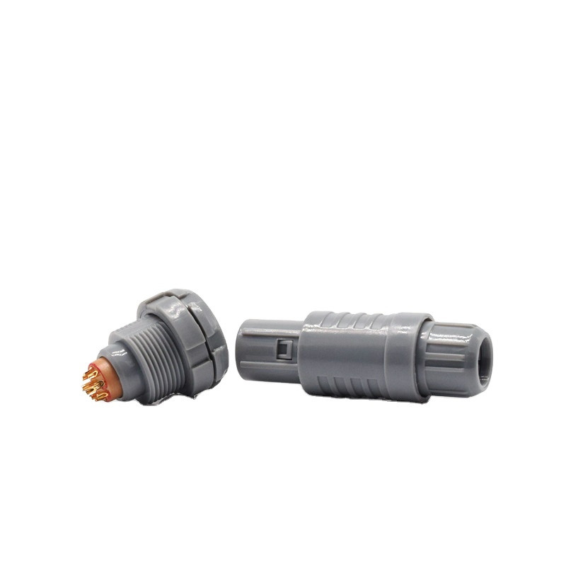 Buy Domestic Plug Connector Plastic 2p 10 Core Double Nut Inner Socket ...