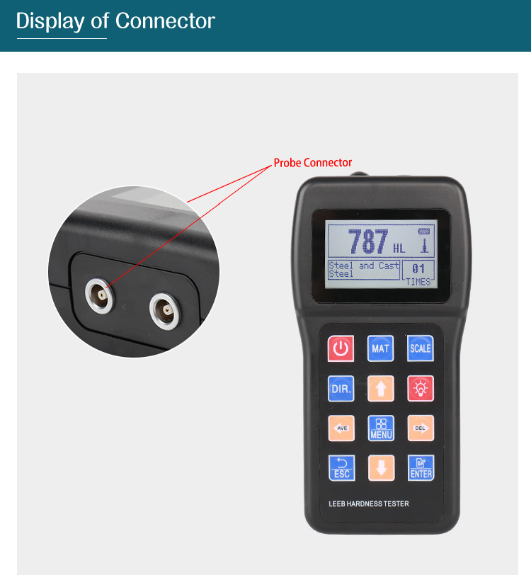 Buy Dr-1100 Digital Hardness Tester Machine Durometer Leeb Hardness ...