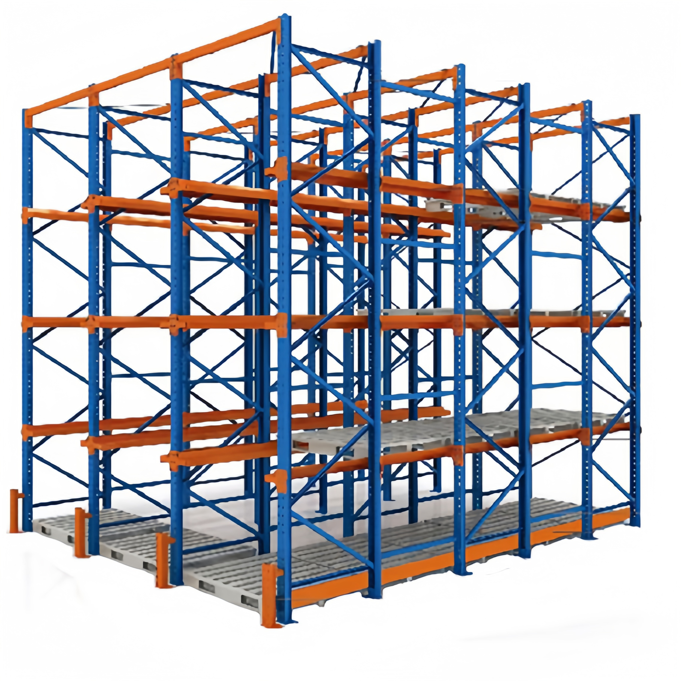 Buy Drive-in Racking System Warehouse Storage Racks Industrial Shelves ...
