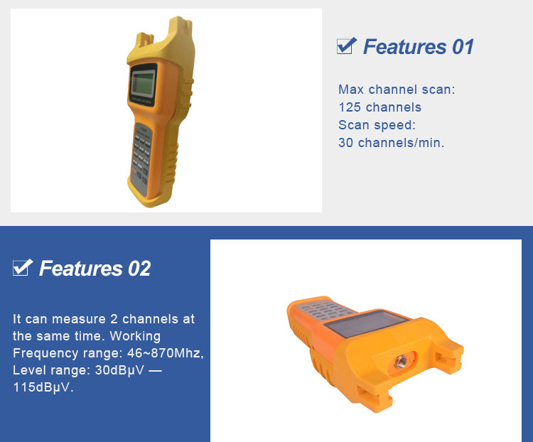 Buy Dual Frequency Level Measurement Catv Signal Level Meter Ht828b Rf ...