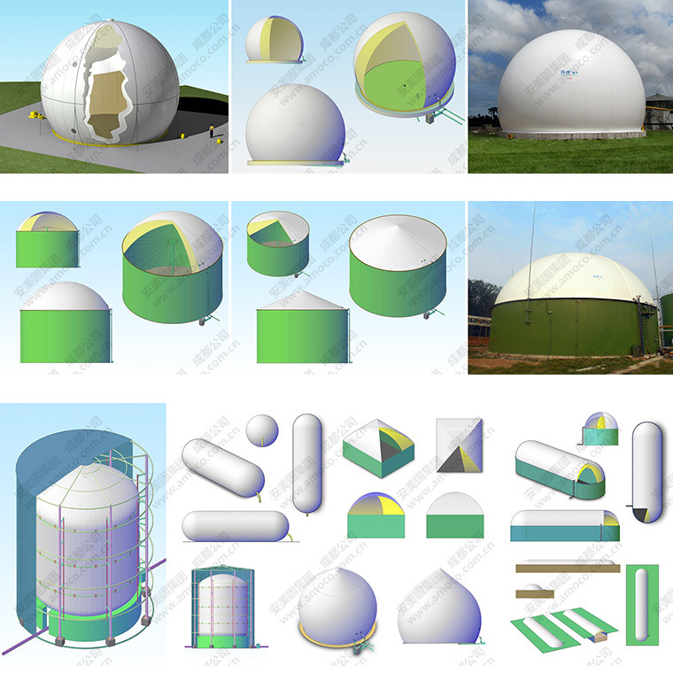 Buy Dual Membrane Biogas Balloon, Biogas Storage Balloon, Gas Balloon ...