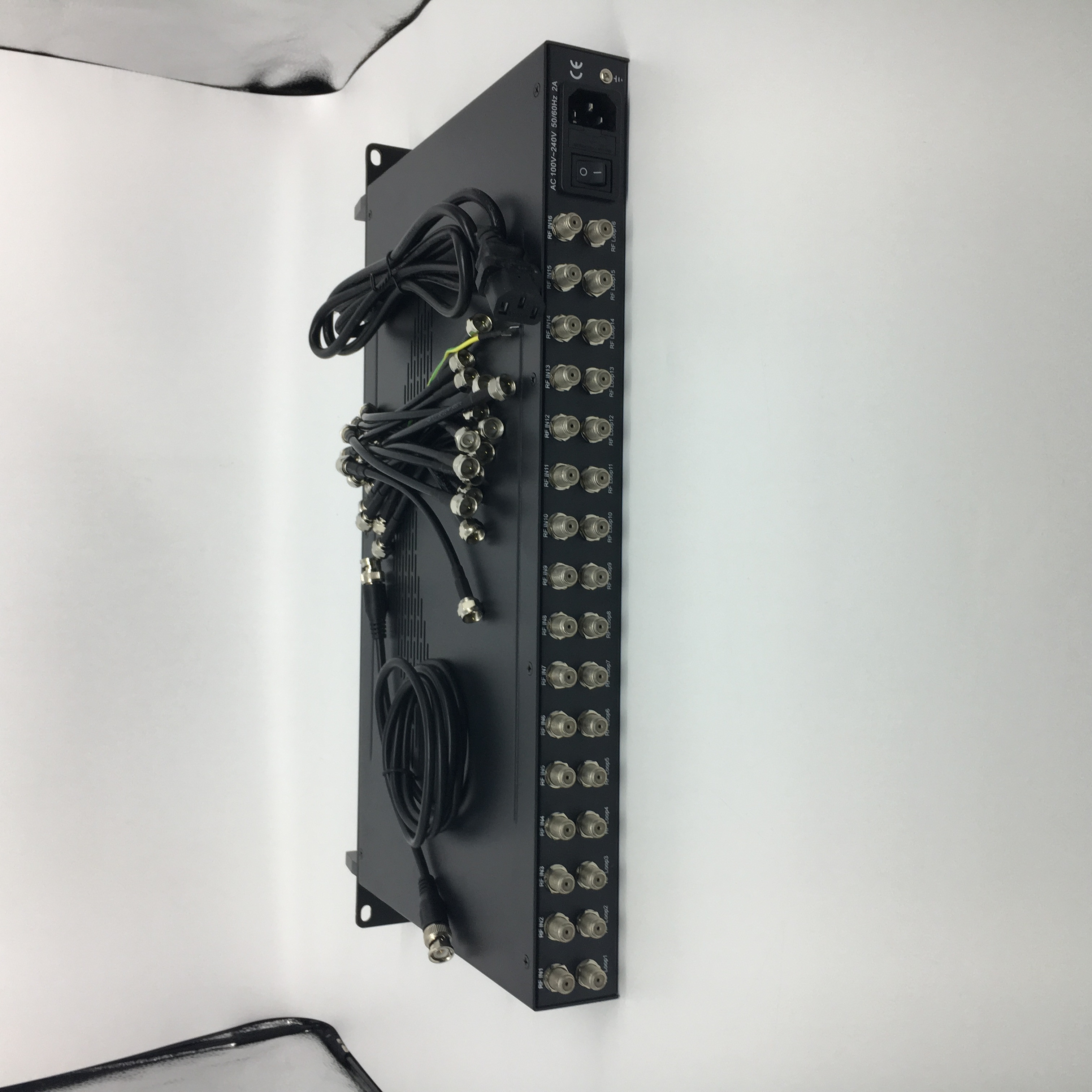 Buy Dvb-s Tuner To Rf Modulator 16 Carriers Outputs 16 In One Qam ...