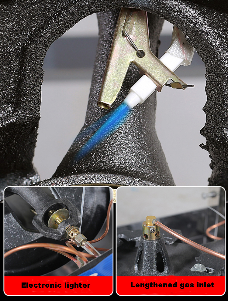 Buy Easy-clean Freestanding Chinese Wok Burner Cooking Range Methane ...