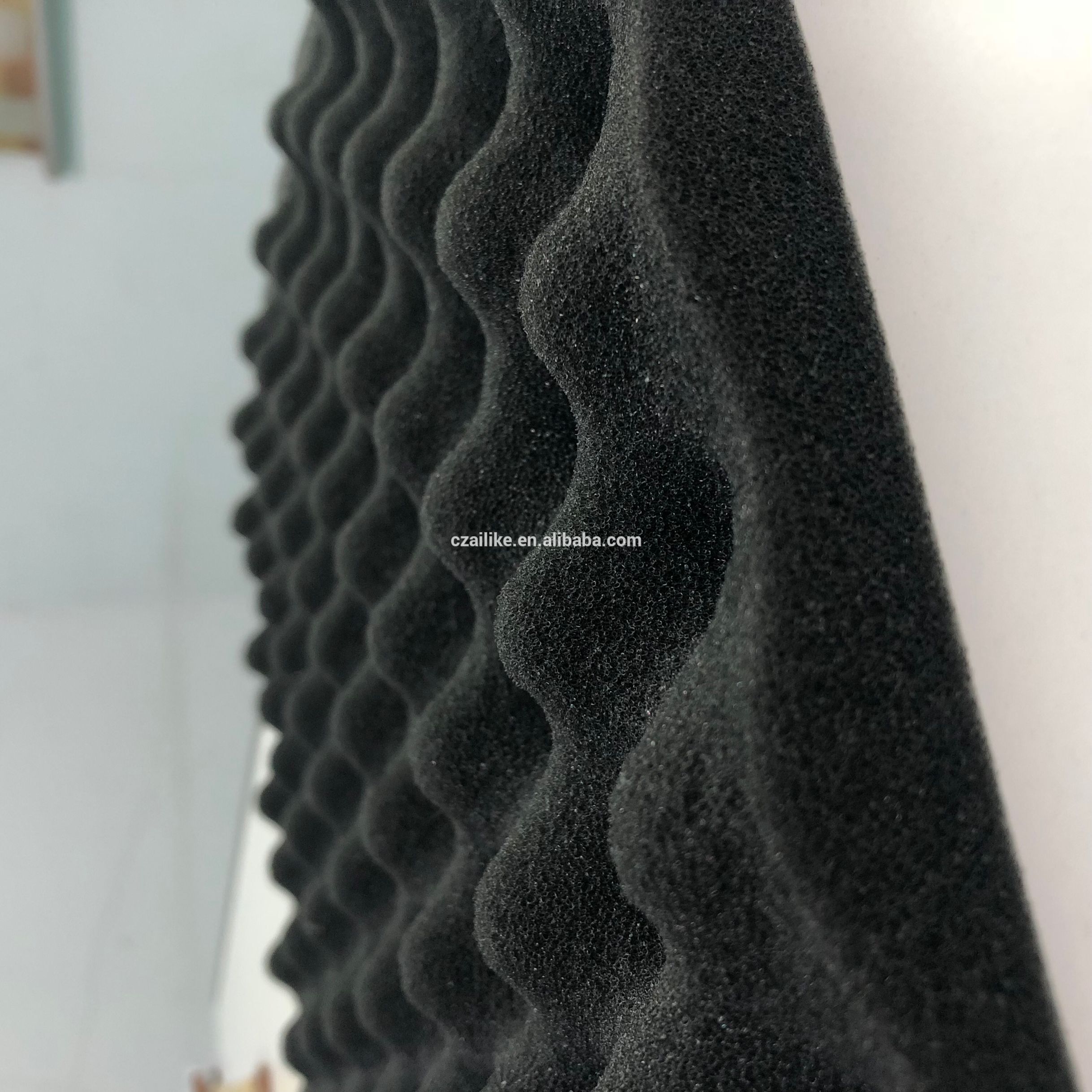 Buy Egg Crate Pu Foam Acustic Black Studio Soundproof Sound-absorbing ...