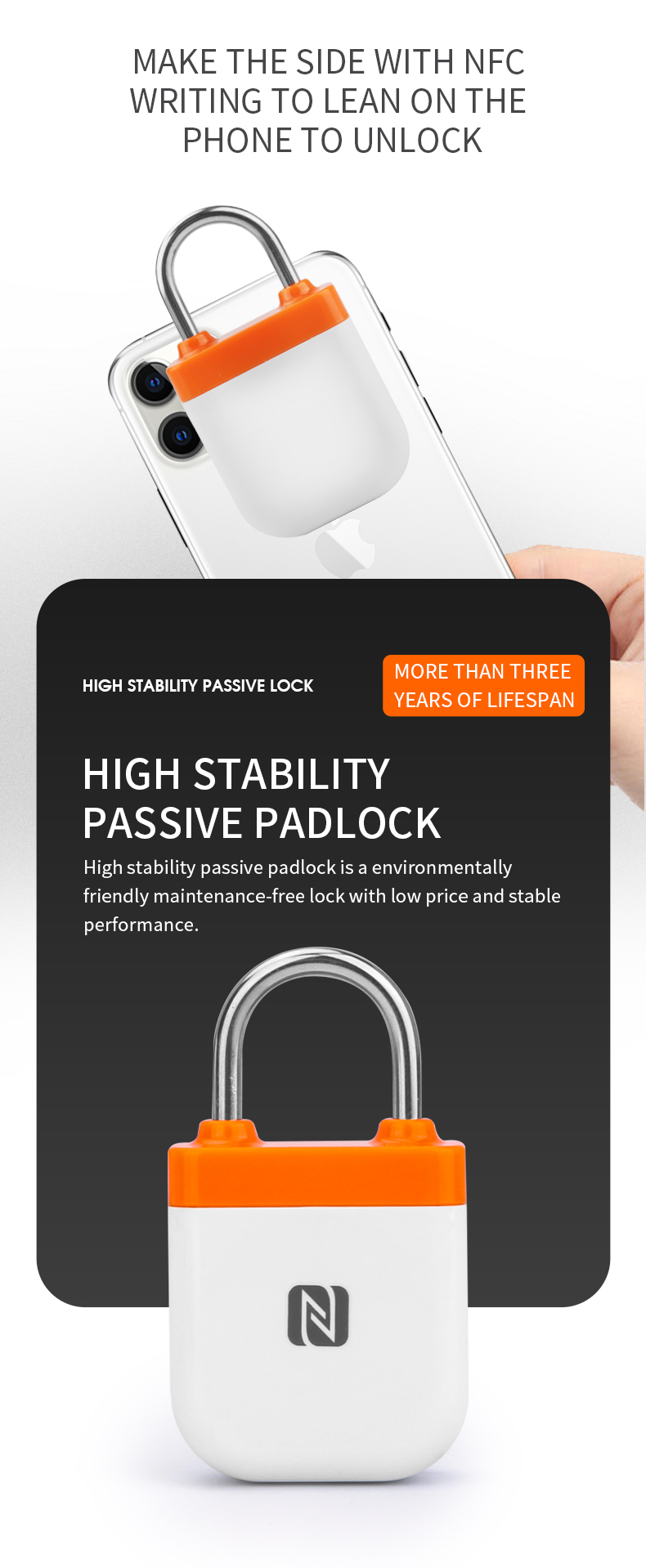 Buy Elecpopular Ep10 Nfc Lock Keyless Smart Fingerprint Padlock Drawer Lock For Cabinets ...