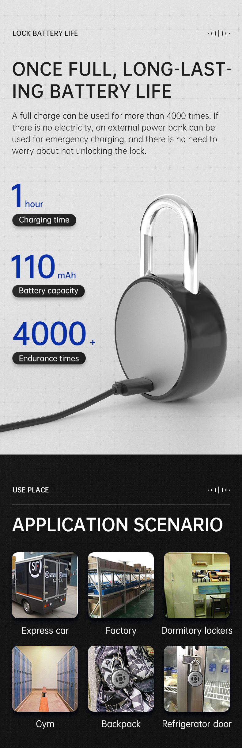 Buy Elecpopular Ep2m-ty Smart Biometric Lock Fingerprint Door Lock ...