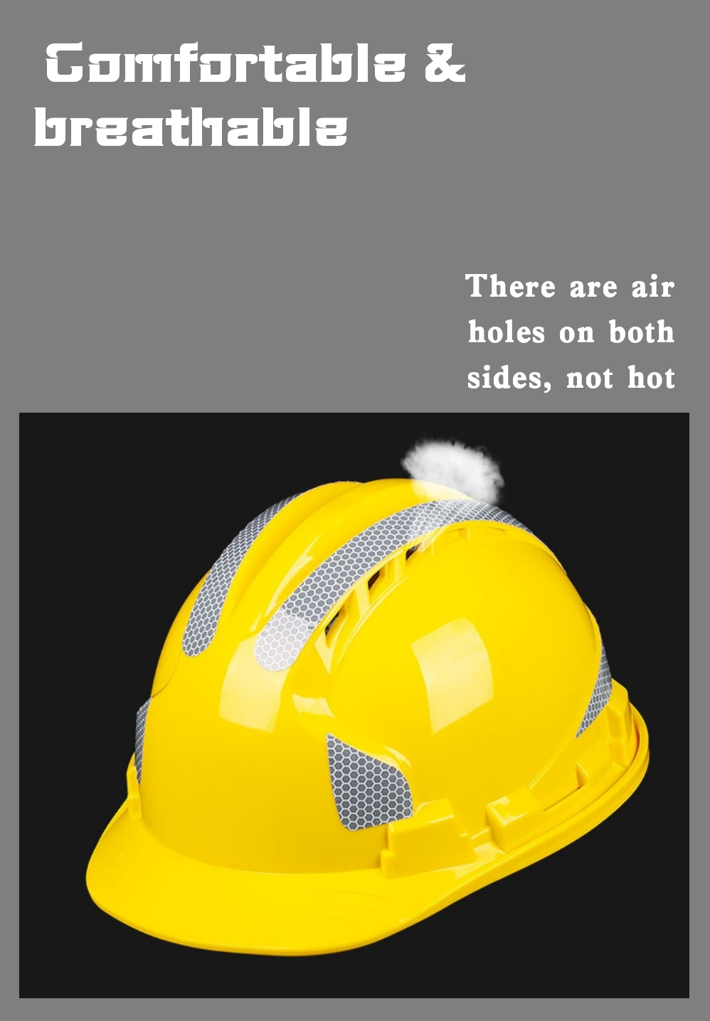 Buy Engineering Construction Safety Helmet For Night Construction from ...