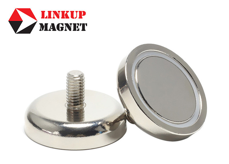 Buy External Thread Neodymium Pot Magnet With 1/4" X 20 Thread from ...