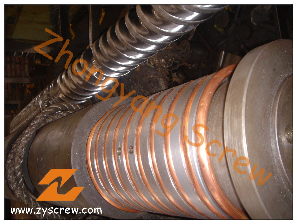 Buy Extrusion Production Line Bimetallic Conical Twin Screw Barrel from ...