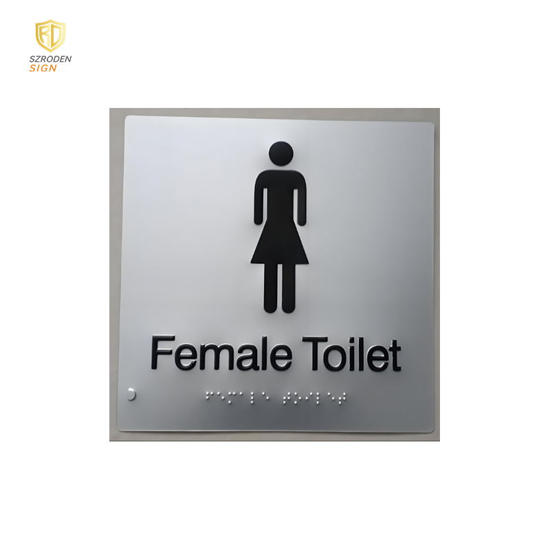 Buy Factory Ada Braille Elevator Door Room Sign Plate Outdoor Metal ...