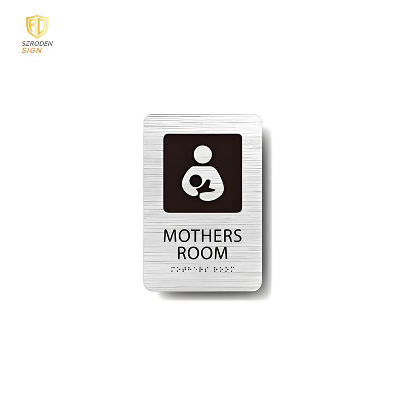 Buy Factory Ada Braille Elevator Door Room Sign Plate Outdoor Metal ...