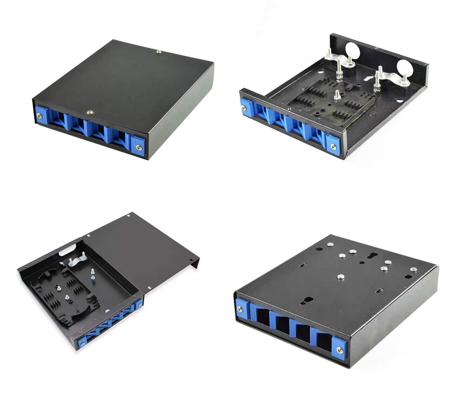 Buy Fiber Optic Patch Panel 4-port Desktop Optical Fiber Fusion Splice ...