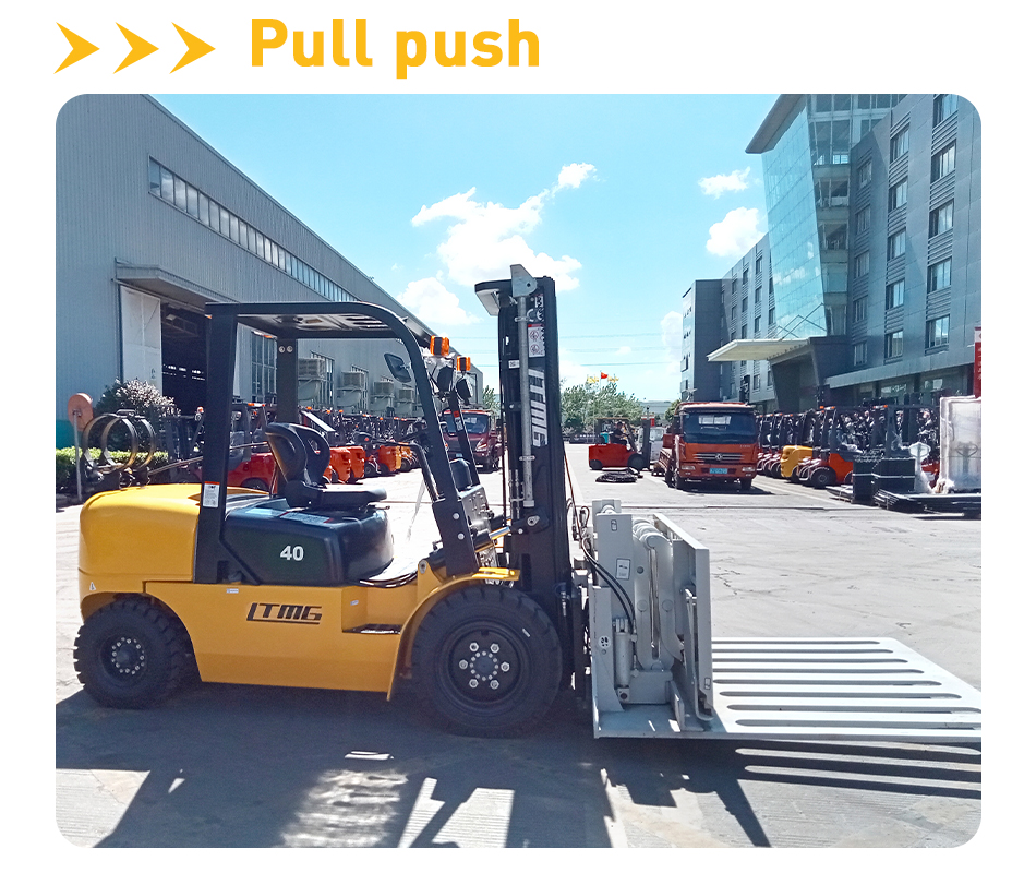 Buy Forklift Slip Sheet Push Pull Clamp Pusher Customized Forklift ...