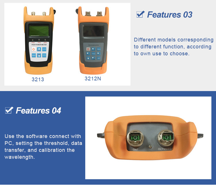 Buy Ftth Mcahine Power Meter Optic Fiber Cable Onu Test Equipment Pon ...