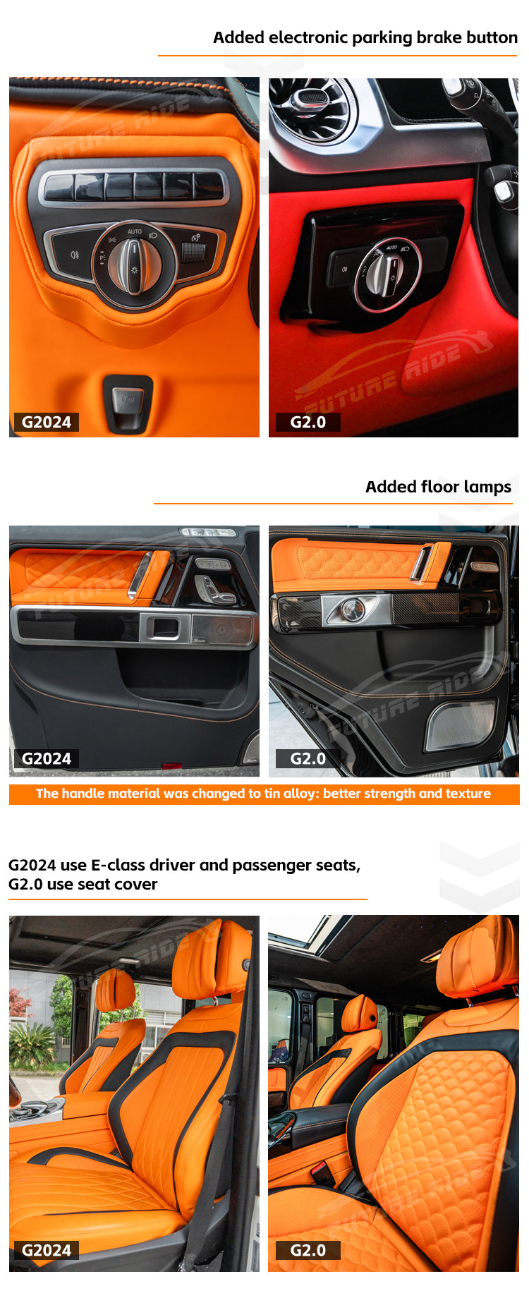 Buy G Class/brabus Bodykit Interior And Exterior W463 To W464 Interior ...