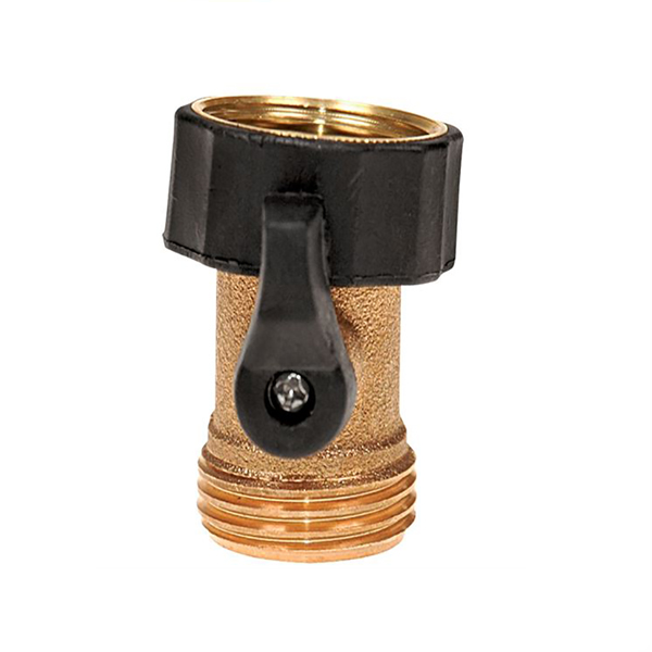 Buy Garden Brass One-way Hose Connector With Valve from Taizhou Shutai ...