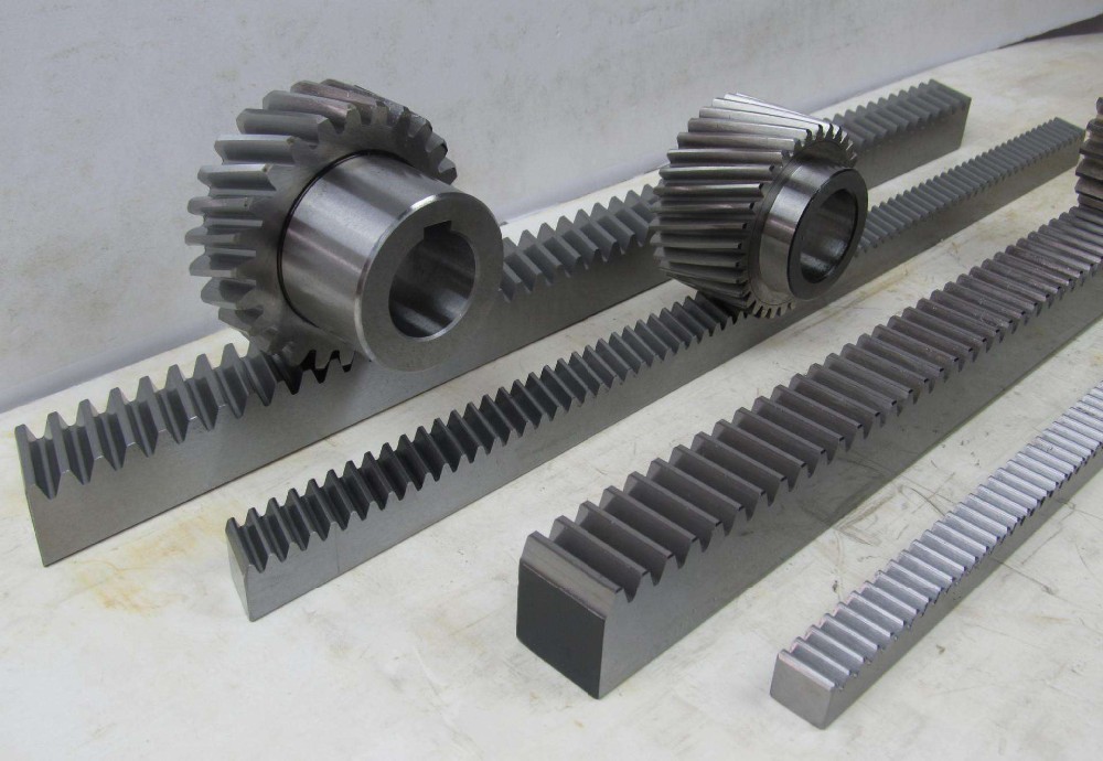 Buy Gear Rack Pinion For Linear Motion Cnc Machine Helical Tooth Rack ...