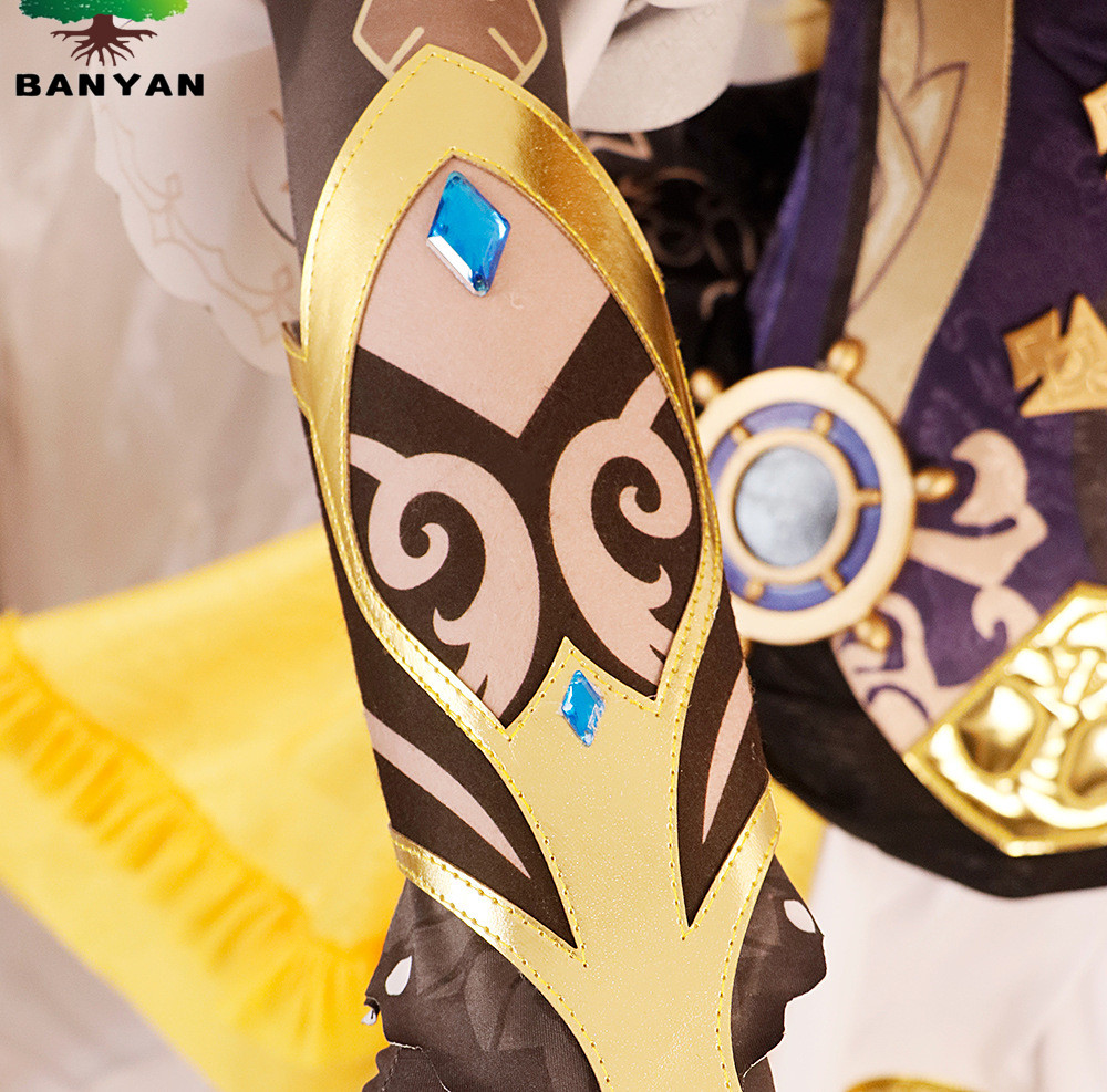 Buy Genshin Impact Feng Dana Weiya Cos Full Set Navia Cosplay Anime ...