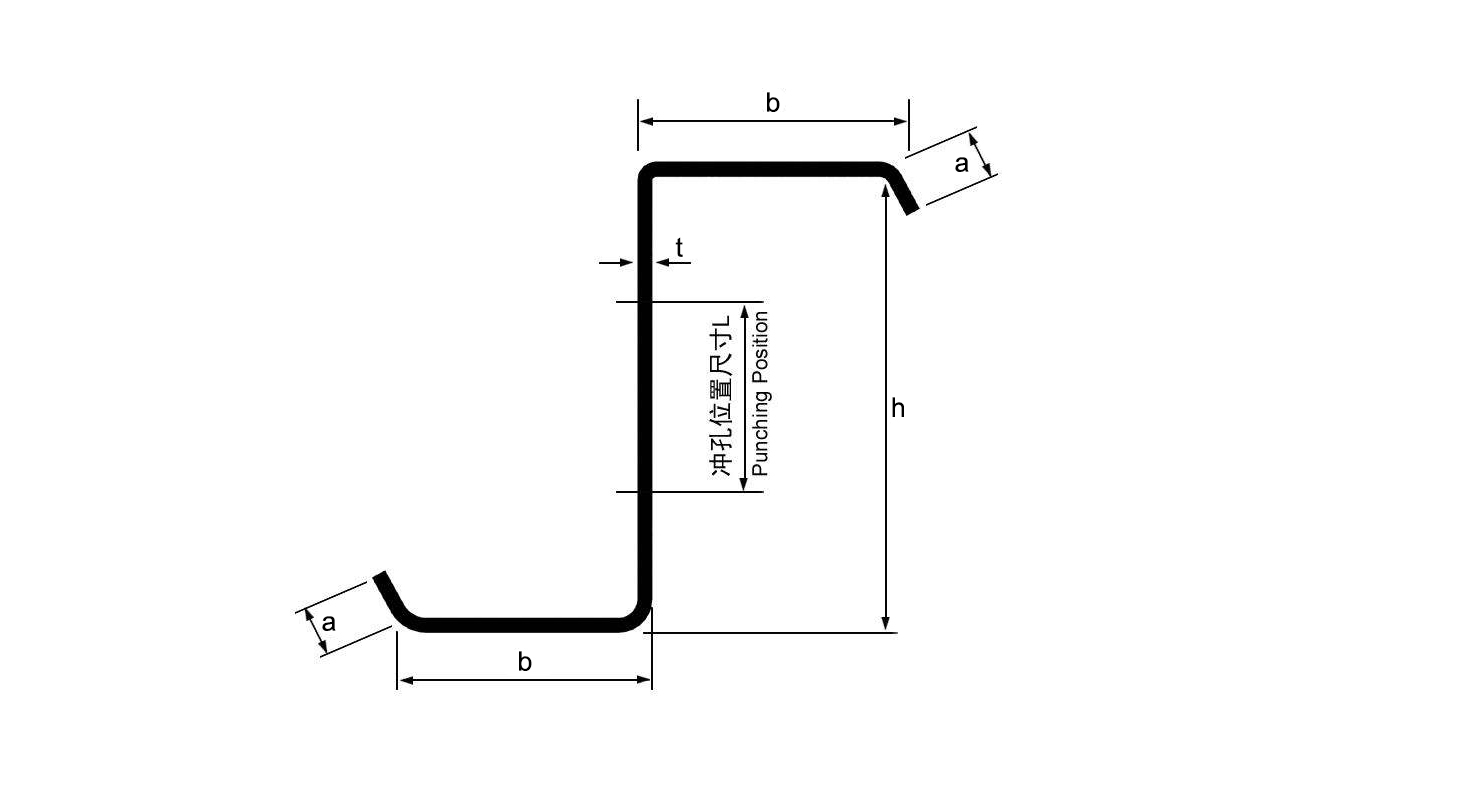 Buy Good Price Z40-120 Galvanized C Channel / Z Purlin , Steel Roof ...