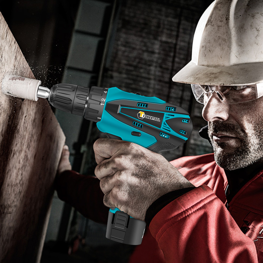 Buy Good Quality 12v Model Hammer Drill Set Lithium Battery Heavy Duty ...