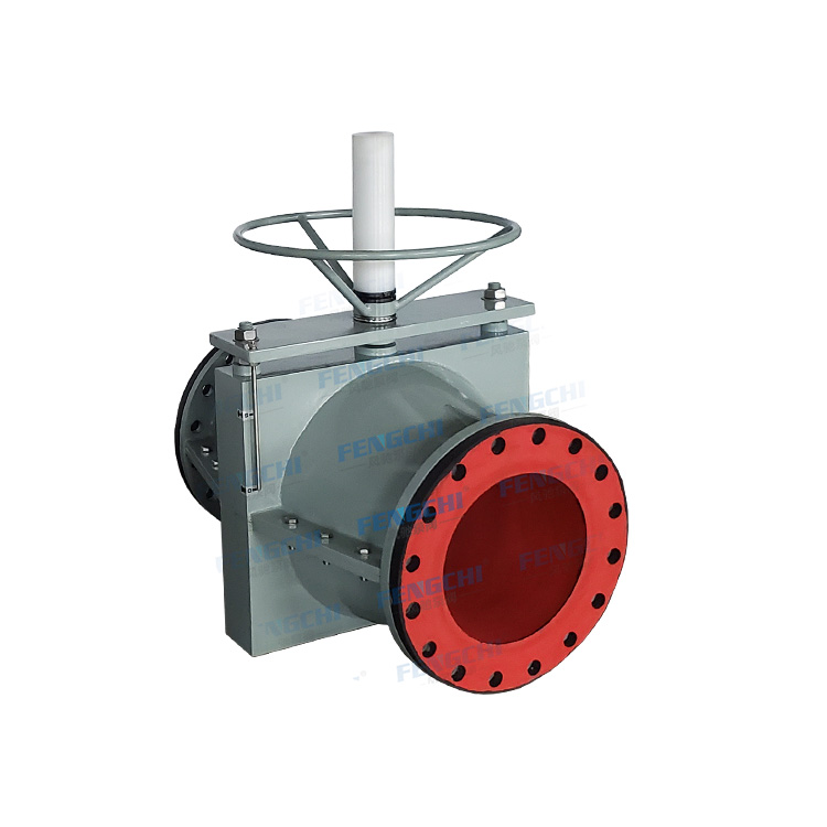 Buy Gray Heavy Manual Pinch Valve Rubber Pinch Valve from Anhui Fengchi ...