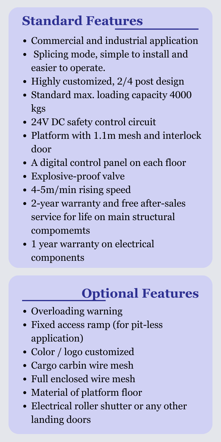 Buy Greenhouse Freight Elevators Lift Elevator Hydraulic Lift For ...