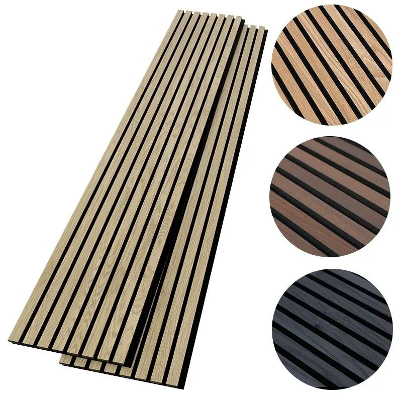 Buy Grooved Sound Proof Wooden Grooved Acoustic Wall Panels For ...