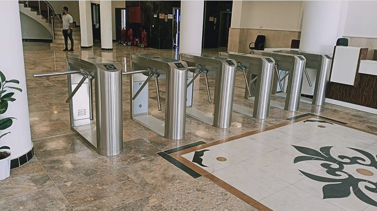 Buy Gym Turnstile Gate Fitness Center Pedestrian Barrier Advertisement ...