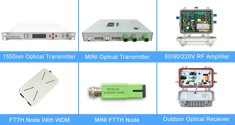 Buy Hain Gain Optical Receiver Ftth No Wdm Catv Receiver Optical Node 2 Output Agc from SHENZHEN ...