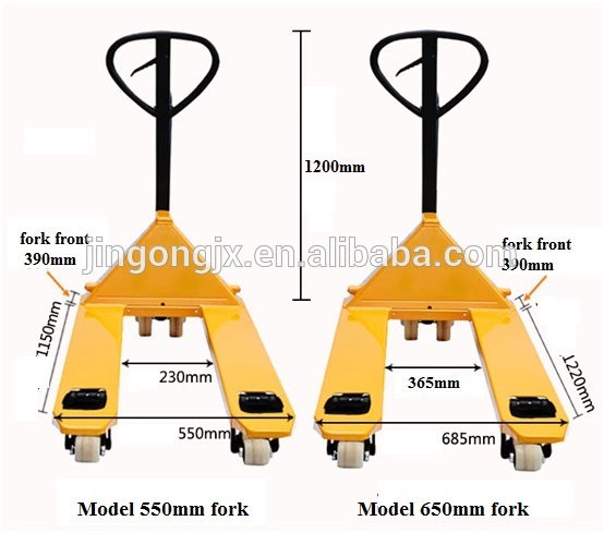 Buy Hand Pallet Truck Manual Pallet Jack Jigger from Hebei Jingong ...