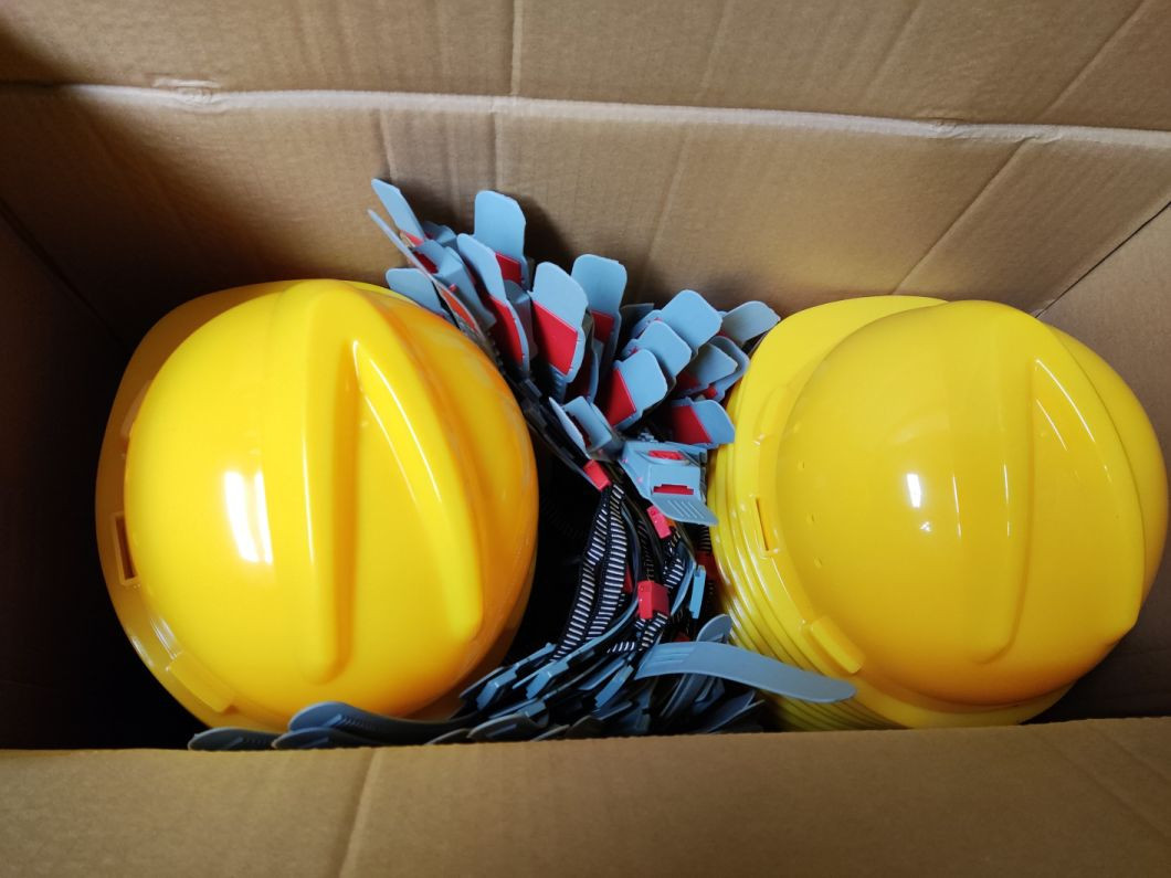 Buy Hard Hat Ratchet Safety Helmet For Construction Sites Quick-detach ...