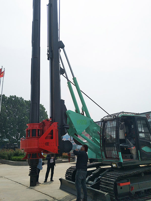 Buy Hf320 Rotary Drive Hydraulic Hammer Piling Rig Small Pile Driver ...