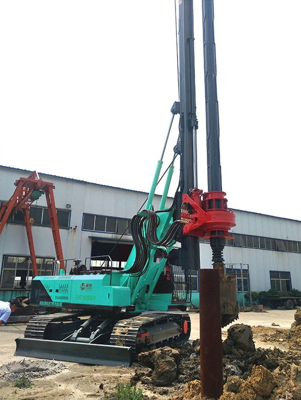 Buy Hf320 Rotary Drive Hydraulic Hammer Piling Rig Small Pile Driver ...