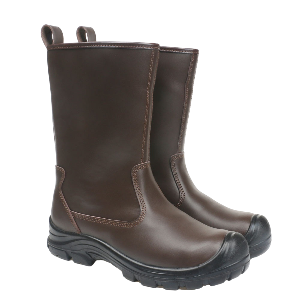 Buy High-cut Steel Toe Anti Static Certificate Casual Safety High Heel ...