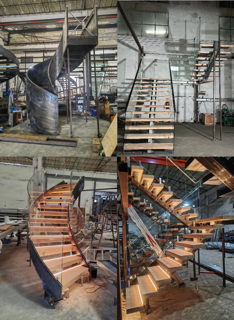 Buy High End Round Stairs Spiral Staircase Outdoor Spiral Stairs ...