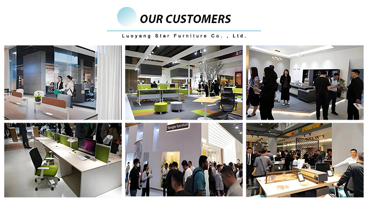 Buy High-end Studio Desk Laminated Workstations Wooden 4 Office ...