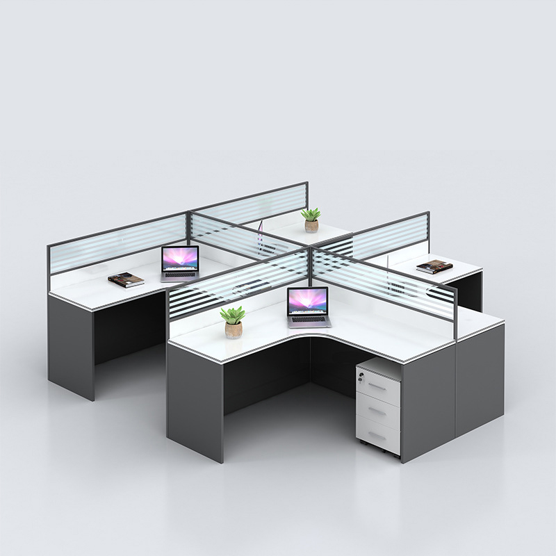 Buy High-end Studio Desk Laminated Workstations Wooden 4 Office ...