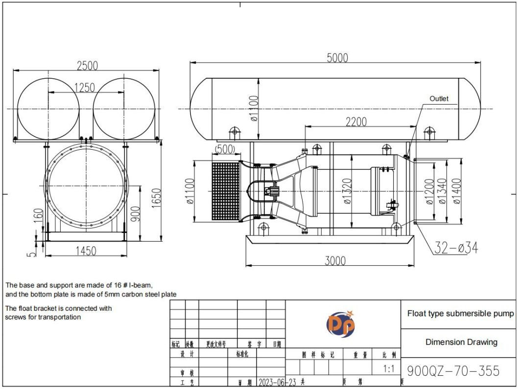 Buy High Flow Large Capacity Submersible Axial Flow Pump from Depump ...