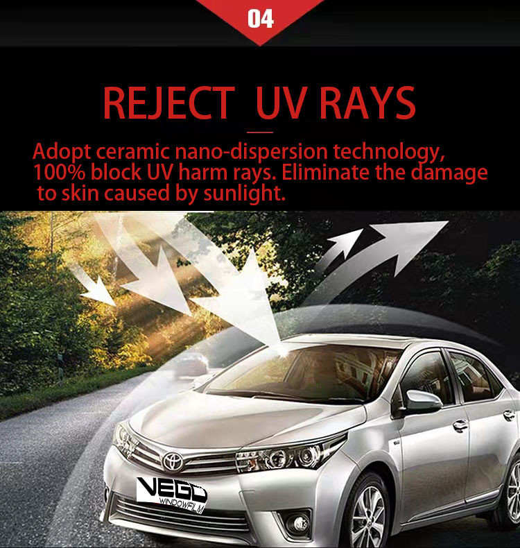 Buy High Heat Rejection Sputtering Nano Ceramic Tint Car 4k Clear ...