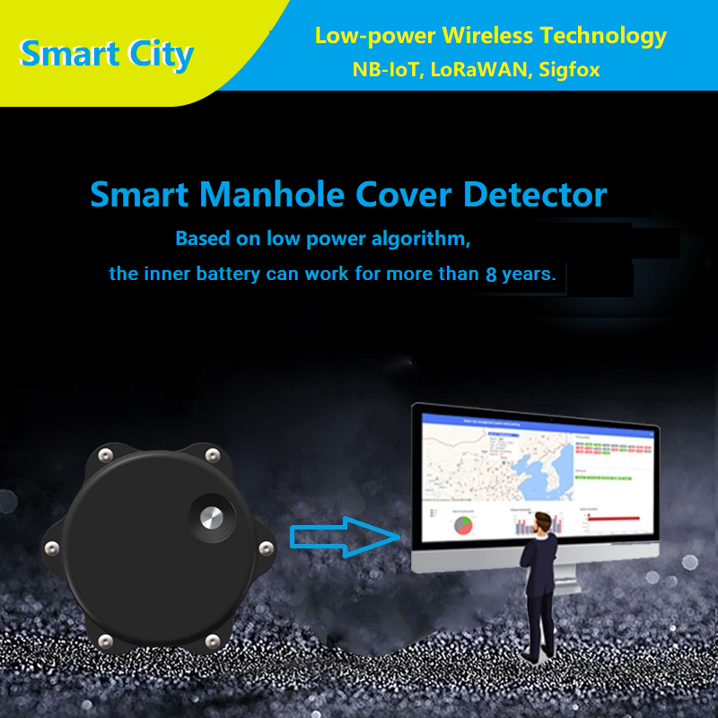 Buy High Quality Ultrasonic Manhole Cover Monitor Sensor For Sewage ...