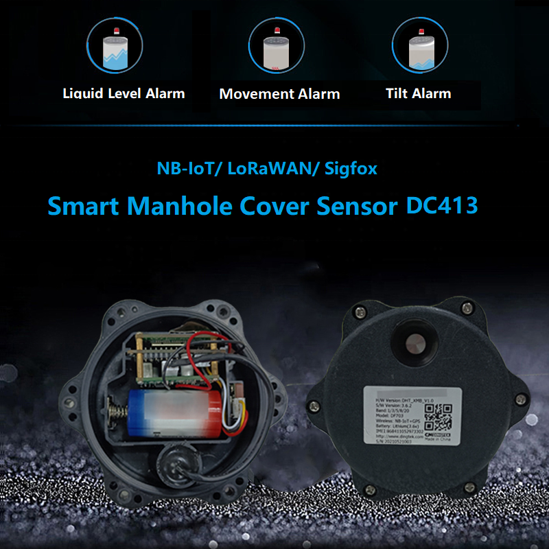 Buy High Quality Ultrasonic Manhole Cover Monitor Sensor For Sewage ...