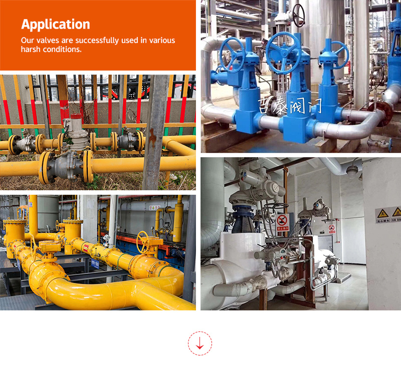 Buy High Temperature Pressure Seal Gearbox Gate Valve With Bypass Valve ...