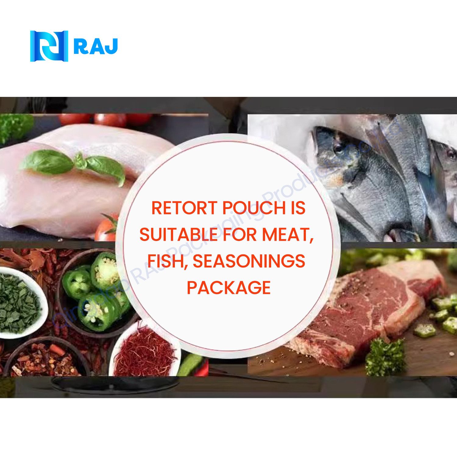 Buy High-temperature Retort Pouch/boiling Bag Plastic Food Packing ...
