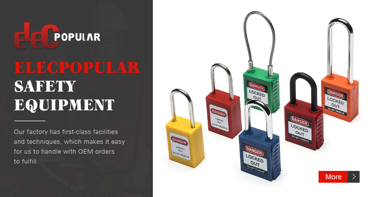 Buy High Top Loto Security Metal Aluminum Lock Lockout Safety Padlock ...