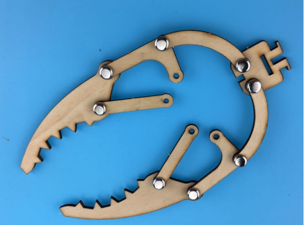 Buy Homemade Hydraulic Pneumatic Manipulator Model Diy Children's Toy ...