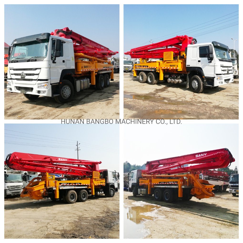 Buy Howo Concrete Boom Beton Pumper Machine Second Hand Truck Mounted ...